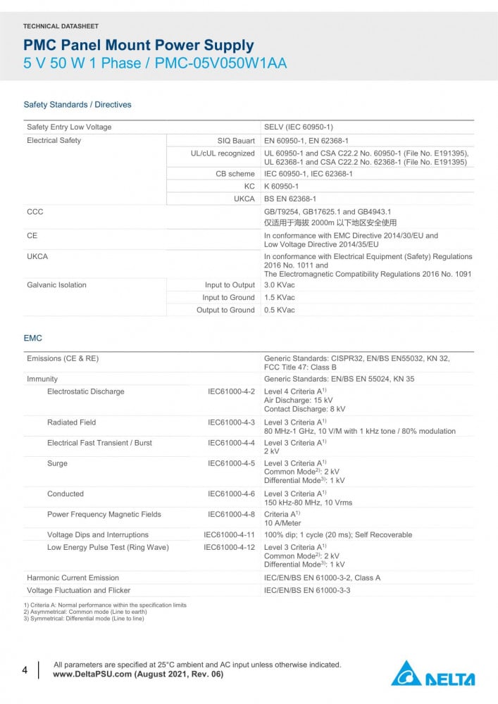 PMC-05V050W1AA datasheet page 4