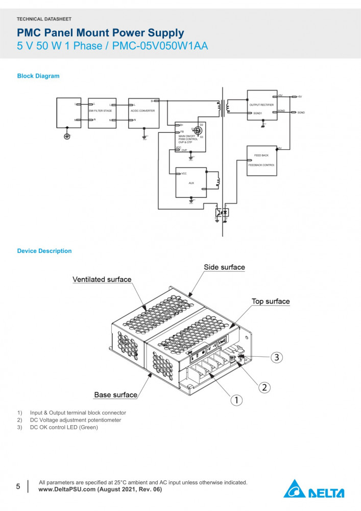 PMC-05V050W1AA datasheet page 5