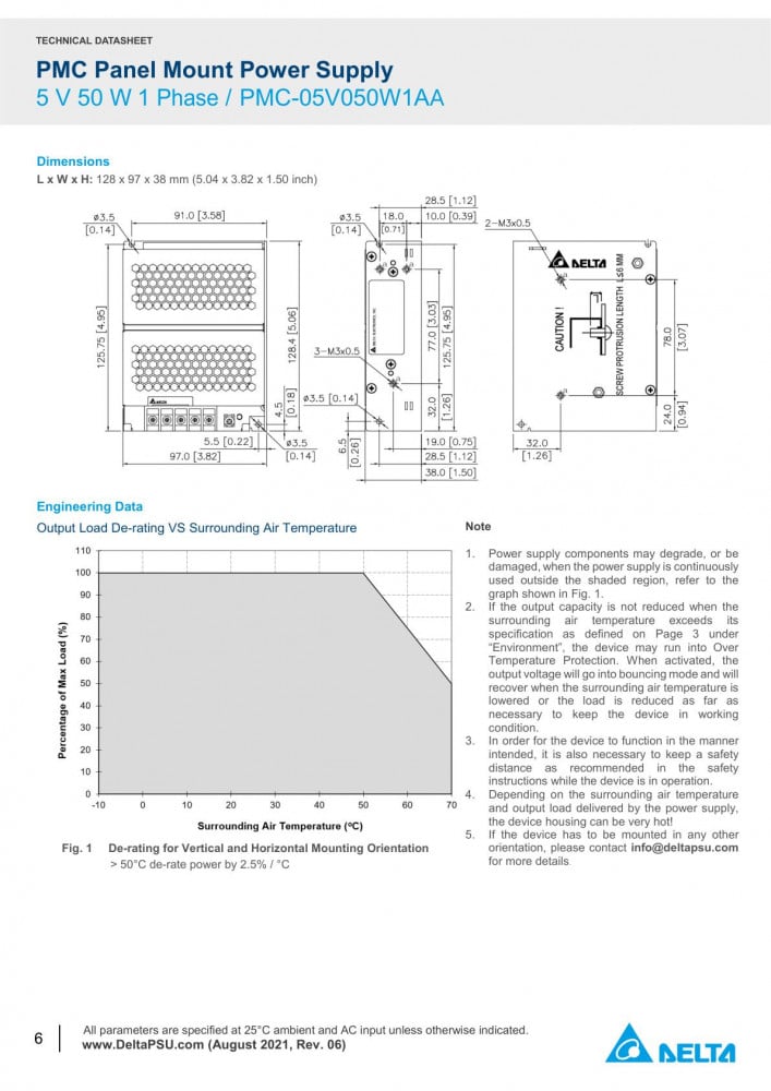 PMC-05V050W1AA datasheet page 6