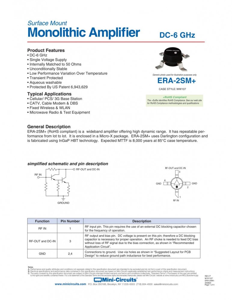 ERA-2SM+ technical document page 1