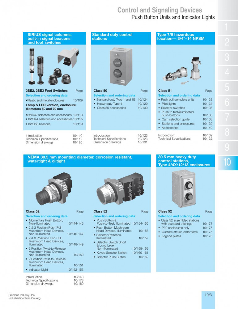 SIEMENS Class 52 catalog page 3