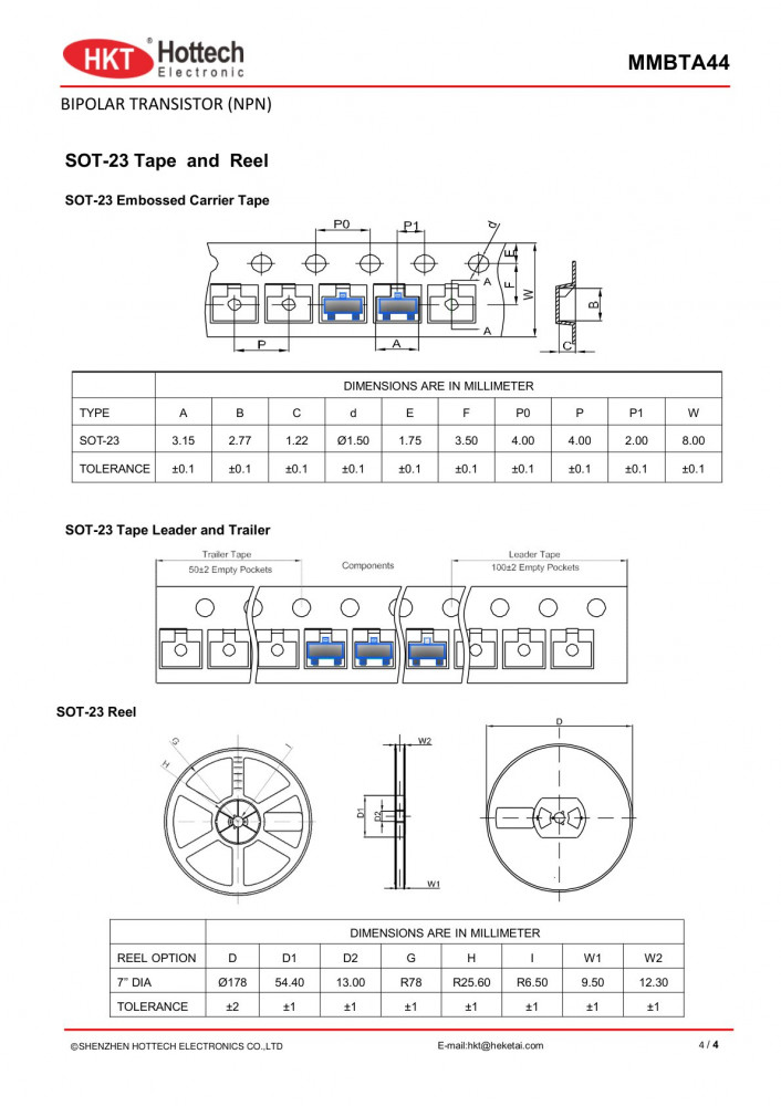 MMBTA44 technical document page 4