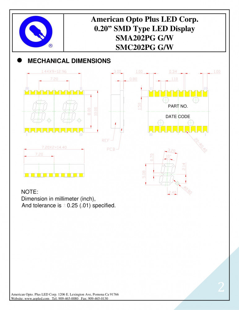 SMA202PG datasheet page 2