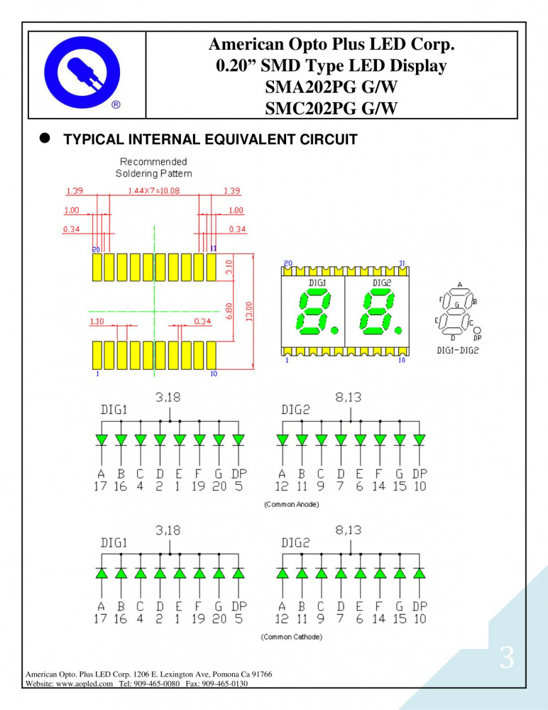 SMA202PG datasheet page 3