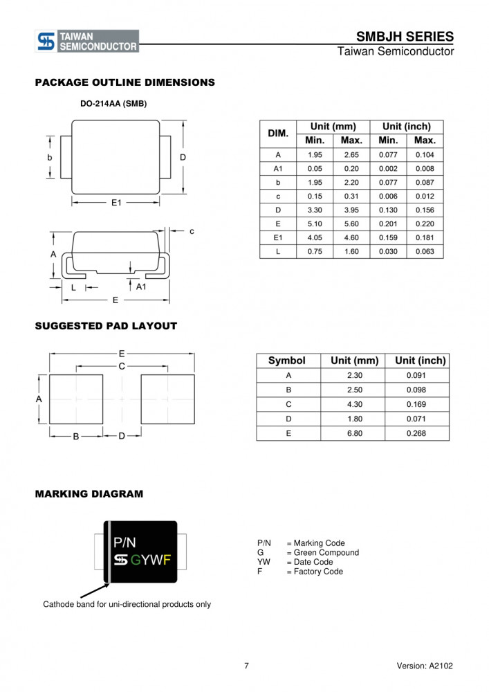 SMBJ11H technical document page 7