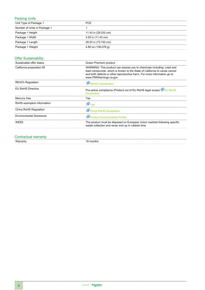 9001KR2BH5 technical document page 2