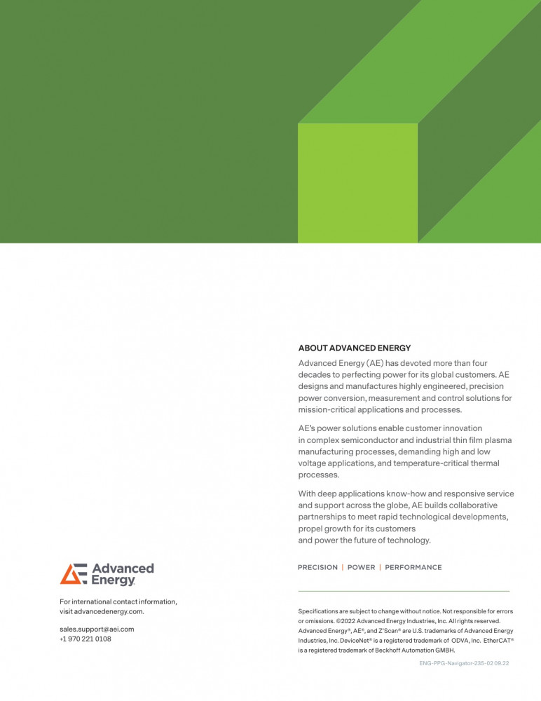 Navigator II product document, page 8