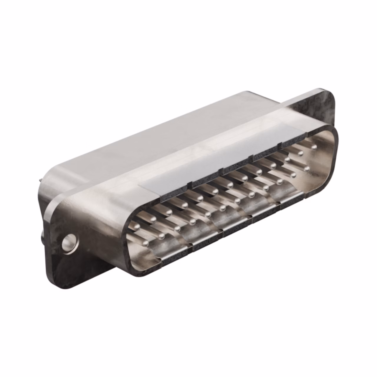 Standard-Density EMI Filtered D-Sub Connector, Male, Straight, PCB Through Hole, 4000pF Pi, Locking Inserts, 25 Circuits for sale