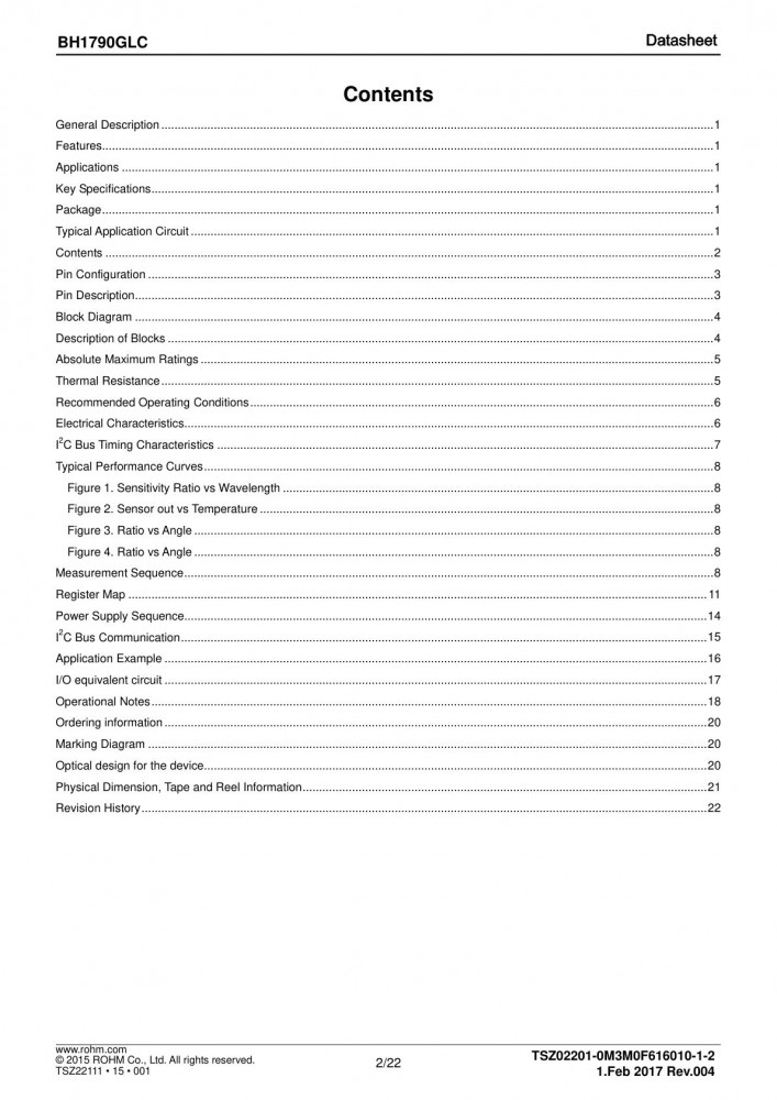 BH1790GLC datasheet page 2