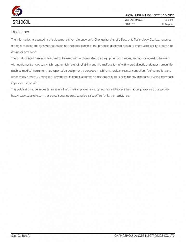 SR1060L datasheet page 5