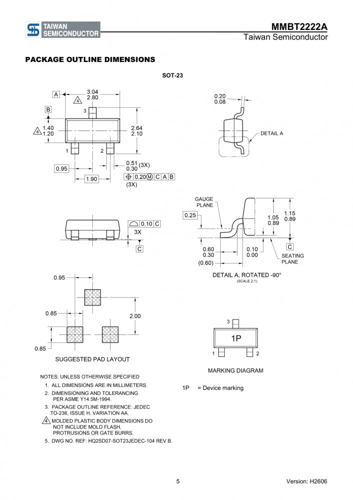 MMBT2222A datasheet page 5