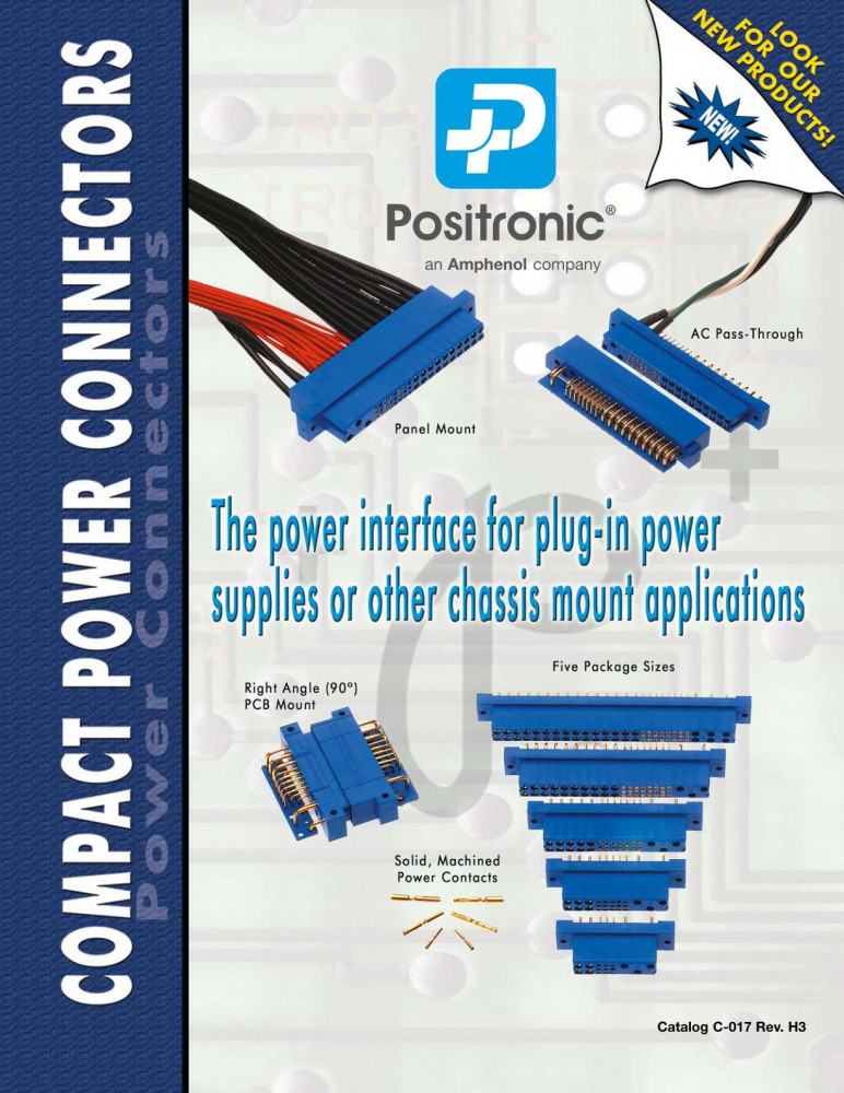 Amphenol Positronic catalog page 1