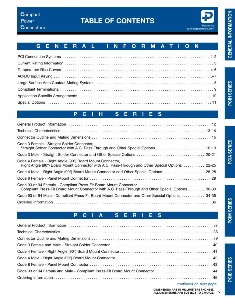 Amphenol Positronic catalog page 7