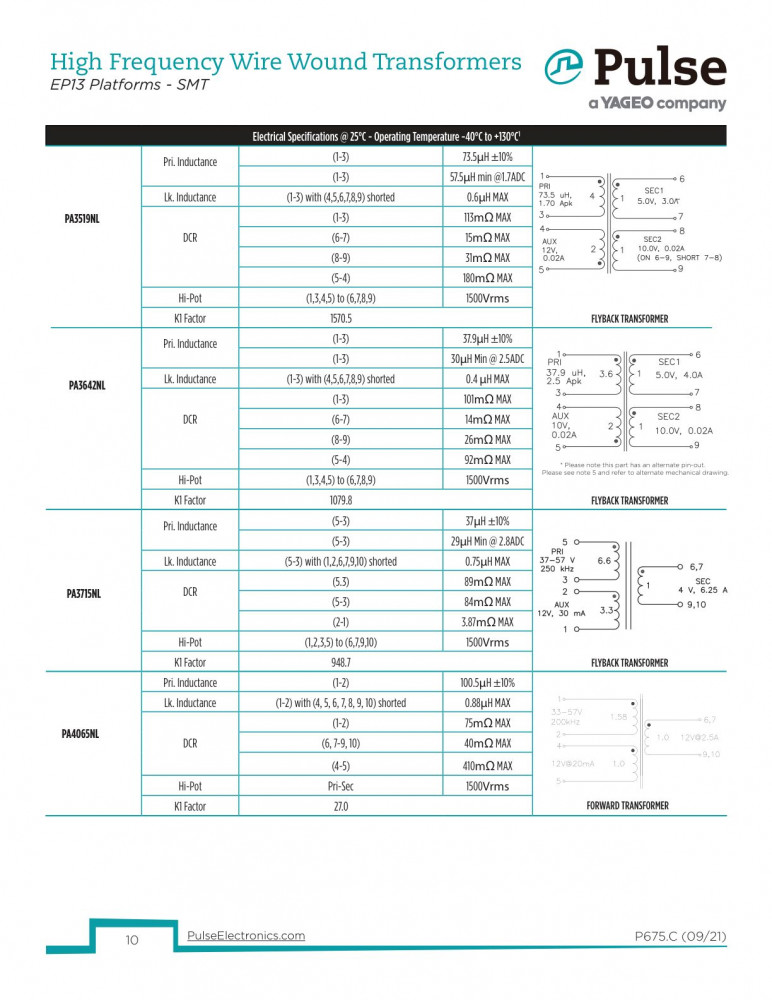 PA2070NLT technical document page 10