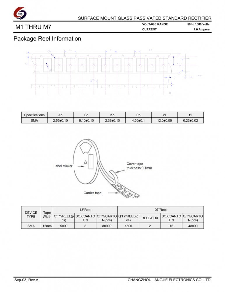LangJie M1 datasheet page 4