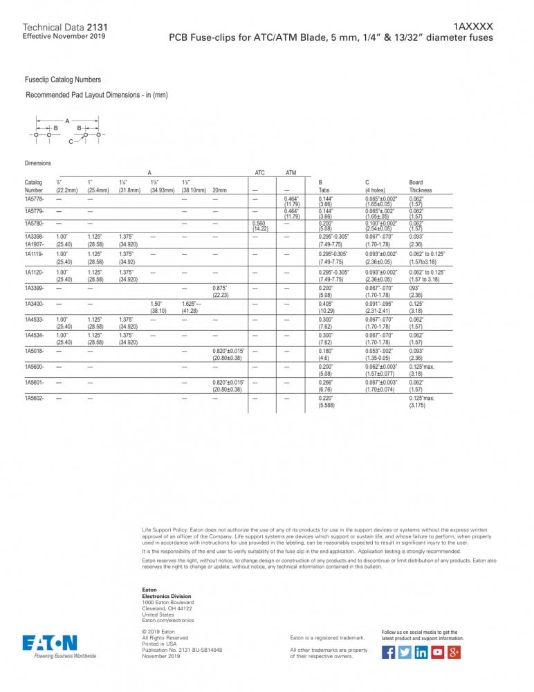 Eaton fuse clip bulletin page 4