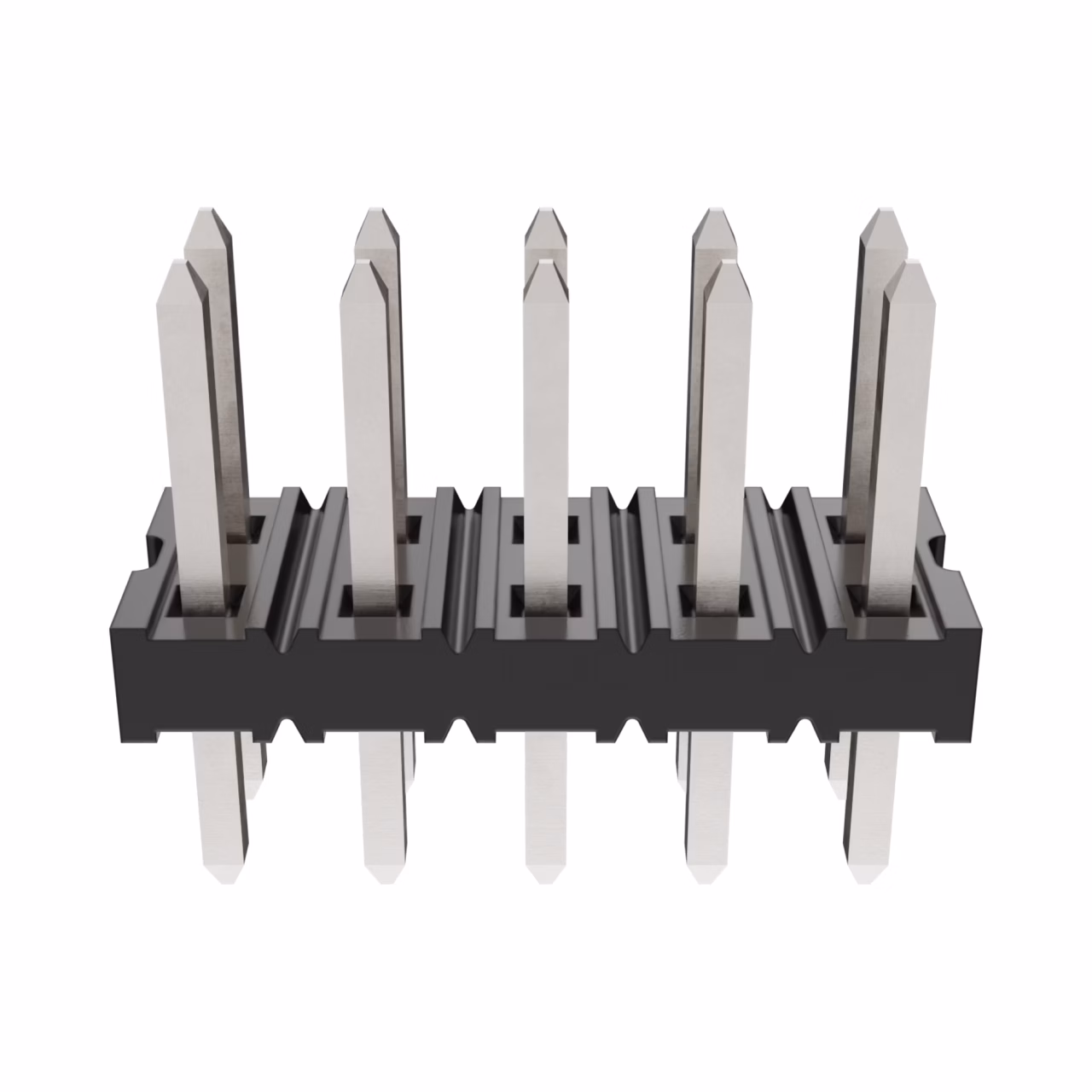 2.00mm Pitch Milli-Grid Header, Vertical, Through Hole, 10 Circuits, 2.54µm Tin (Sn) Plating, Mating Pin Length 4.00mm, Tail Length 2.60mm, Tray, Lead-Free for sale