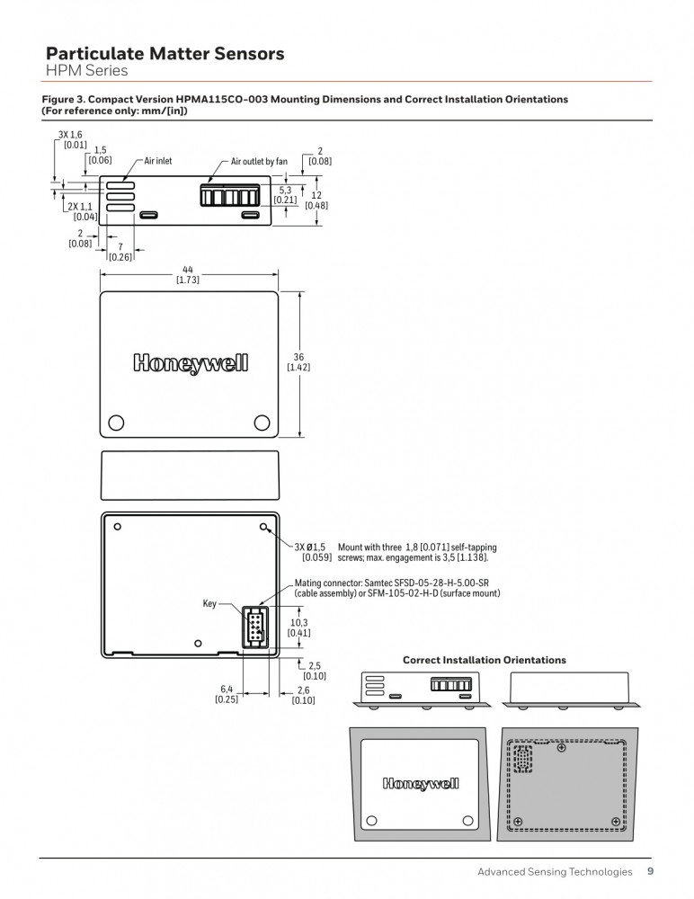 HPMA115C0-004 datasheet page 9