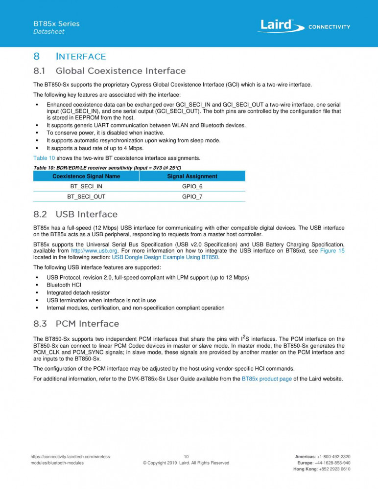 BT850-ST-T/R datasheet page 10
