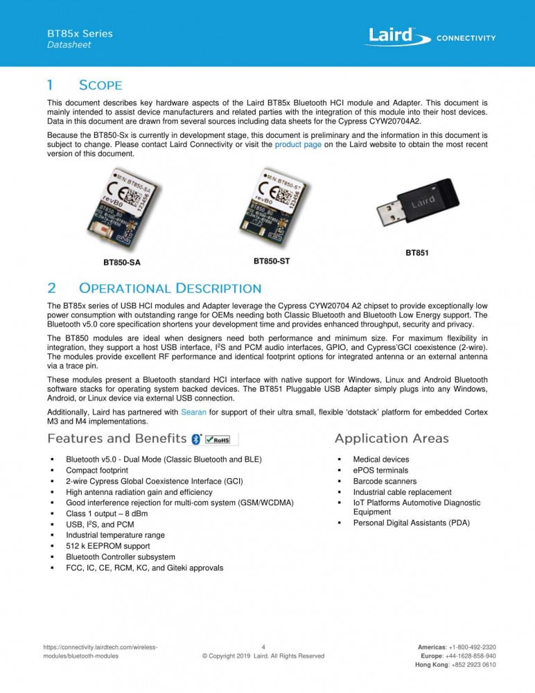 BT850-ST-T/R datasheet page 4