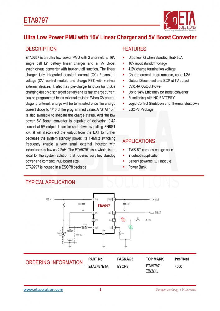 ETA9797E8A datasheet page 1
