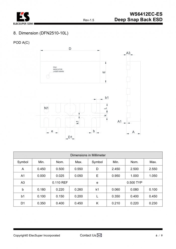 WS6412EC-ES technical document page 6