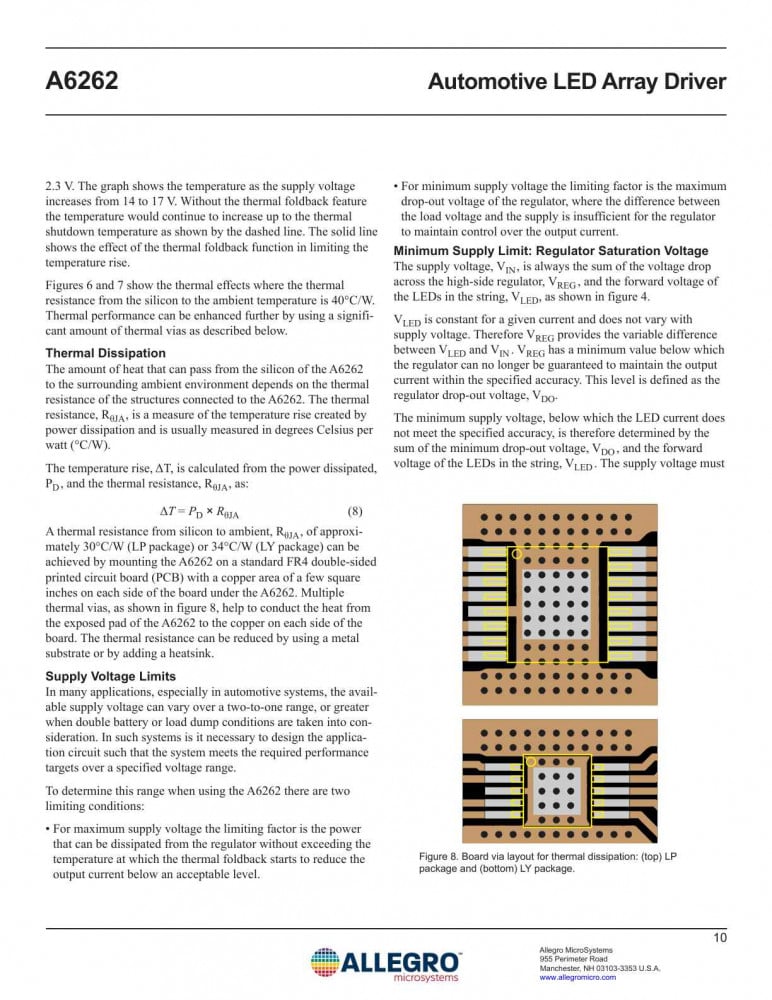 A6262 datasheet page 10