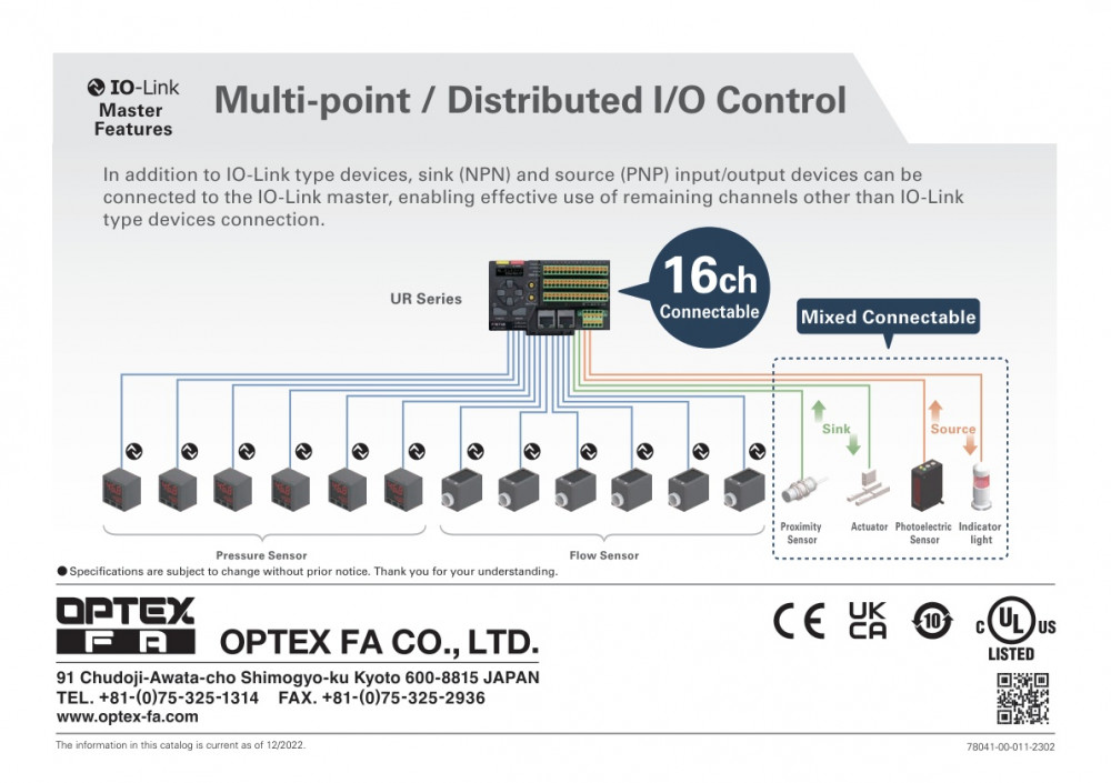 UR Series product document page 8