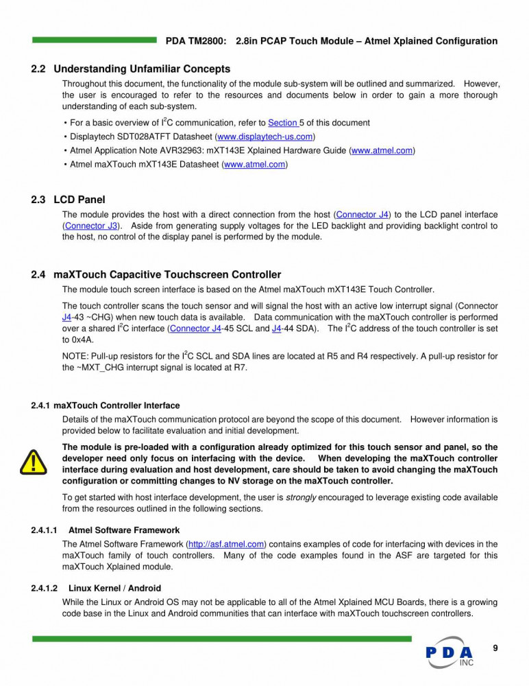 TM2800 technical document page 9