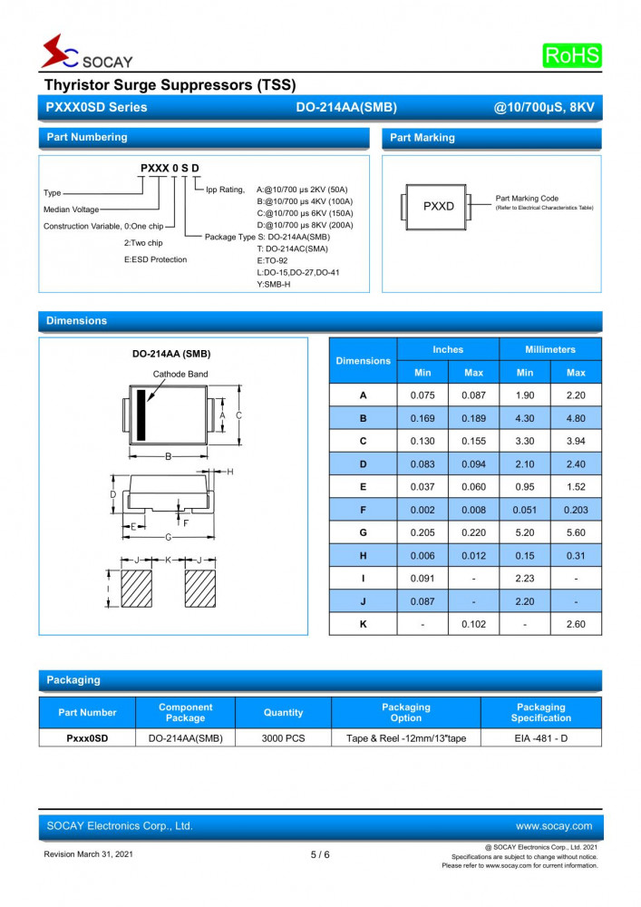 P0900SD datasheet page 5
