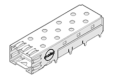 SFP One Piece Cage, EMI Shielding, 2.29mm Press-Fit Tails for sale