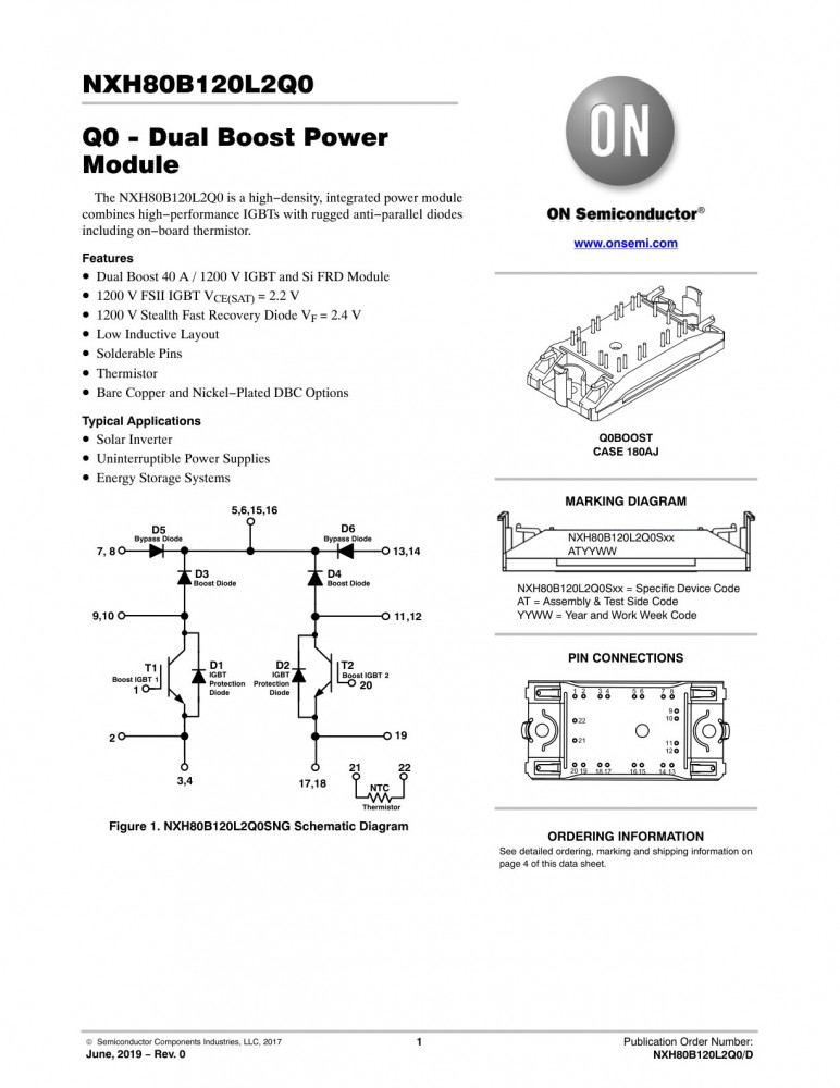 NXH80B120L2Q0 datasheet page 1