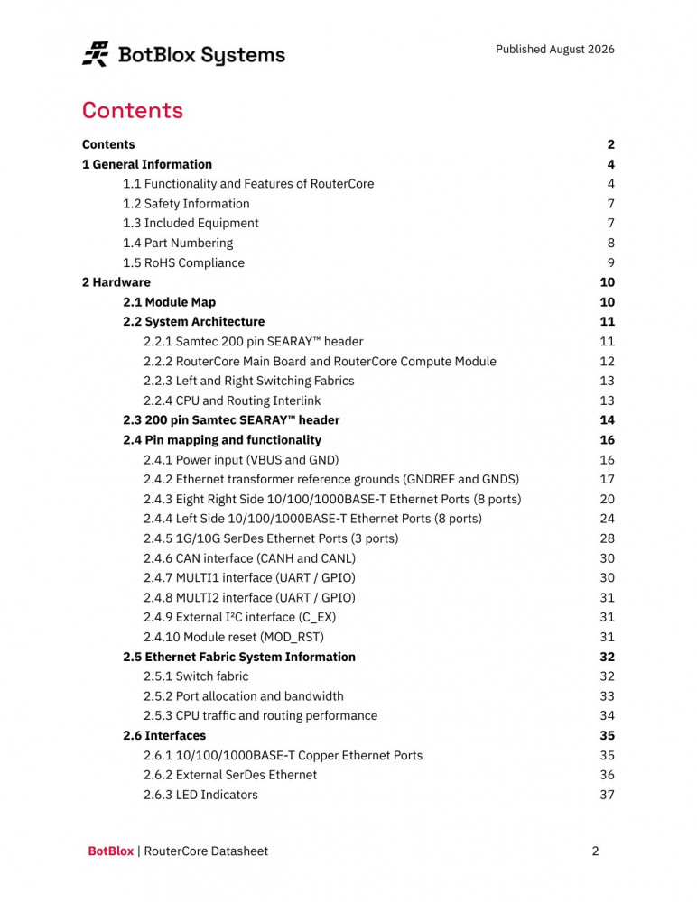 RouterCore document page 2