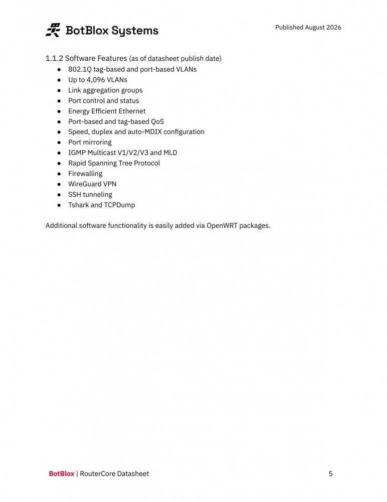 RouterCore document page 5
