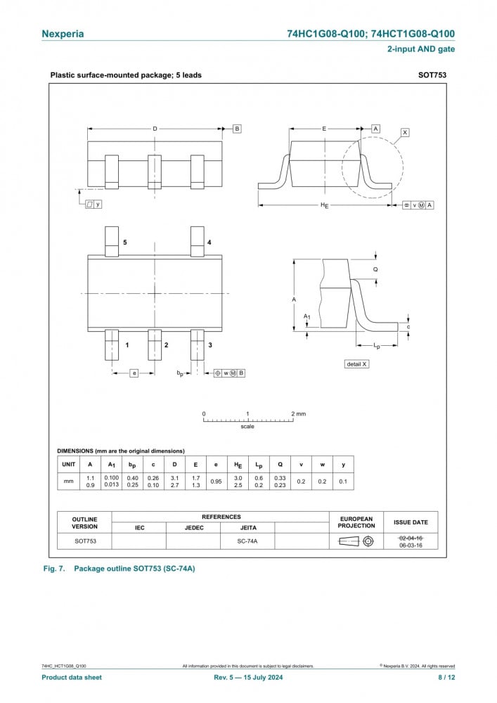 Nexperia datasheet page 8