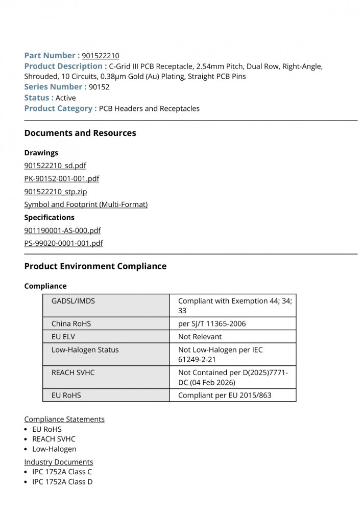 901522210 technical document page 1