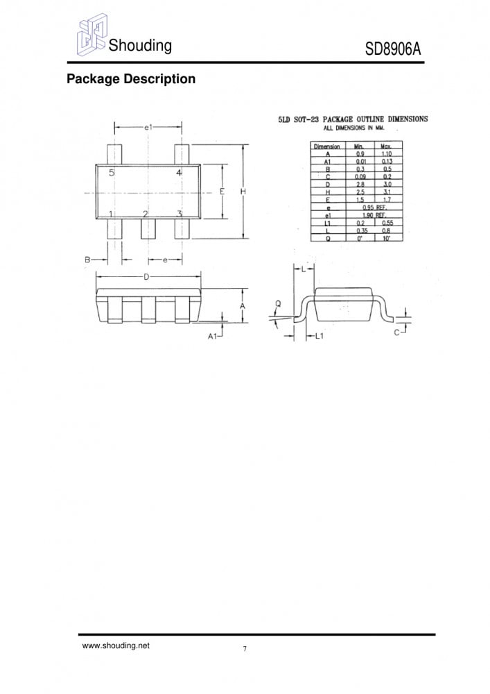 SD8906A datasheet page 7
