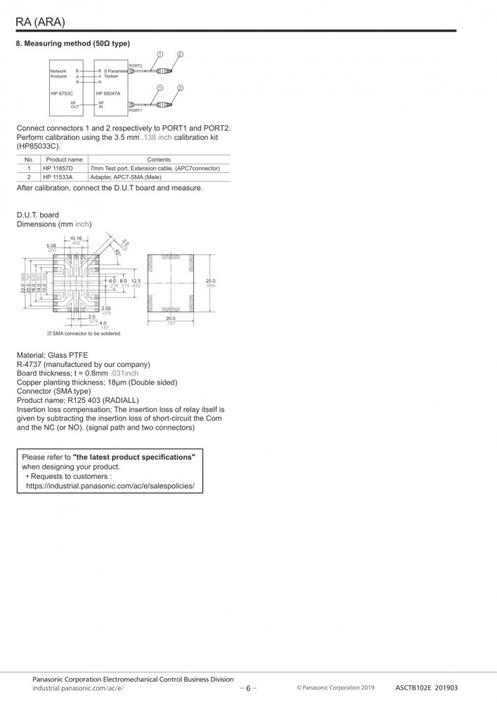 ARA200A24 technical document page 6