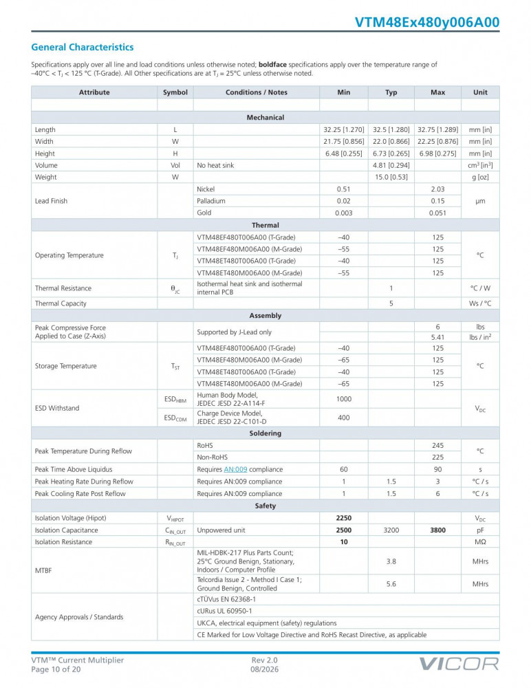 VTM48EF480T006A00 datasheet page 10