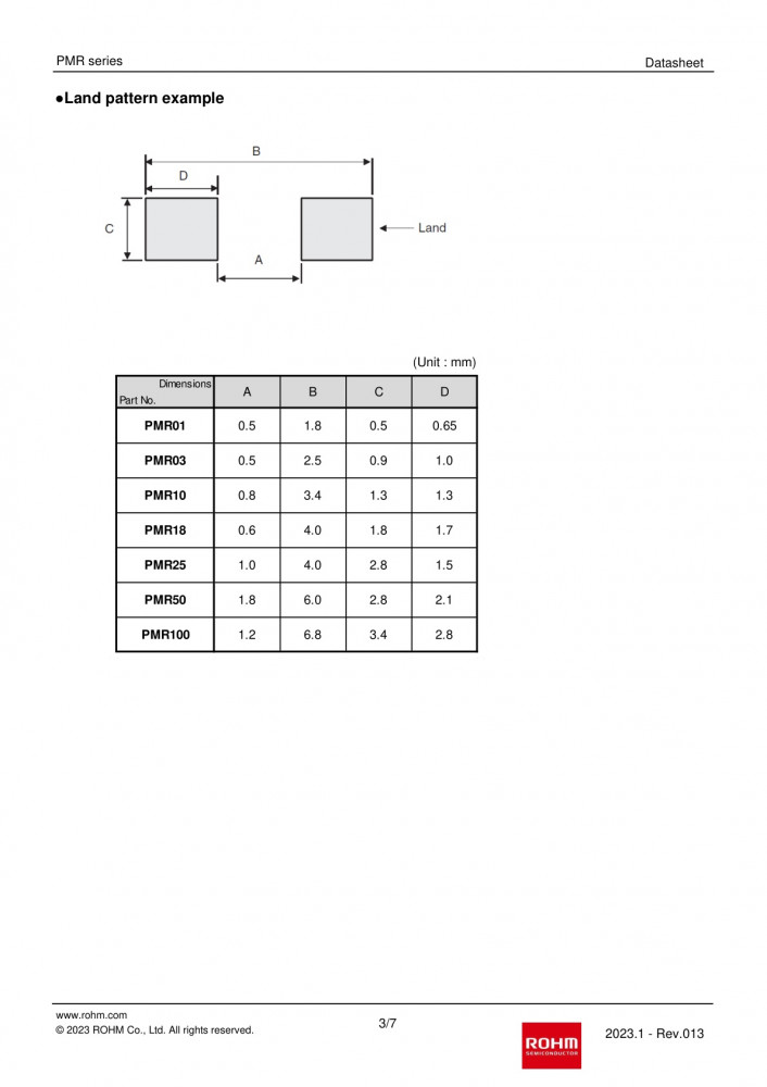 ROHM PMR100 datasheet page 3