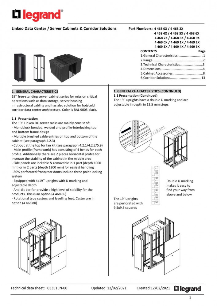 Legrand Linkeo DC documentation page 1