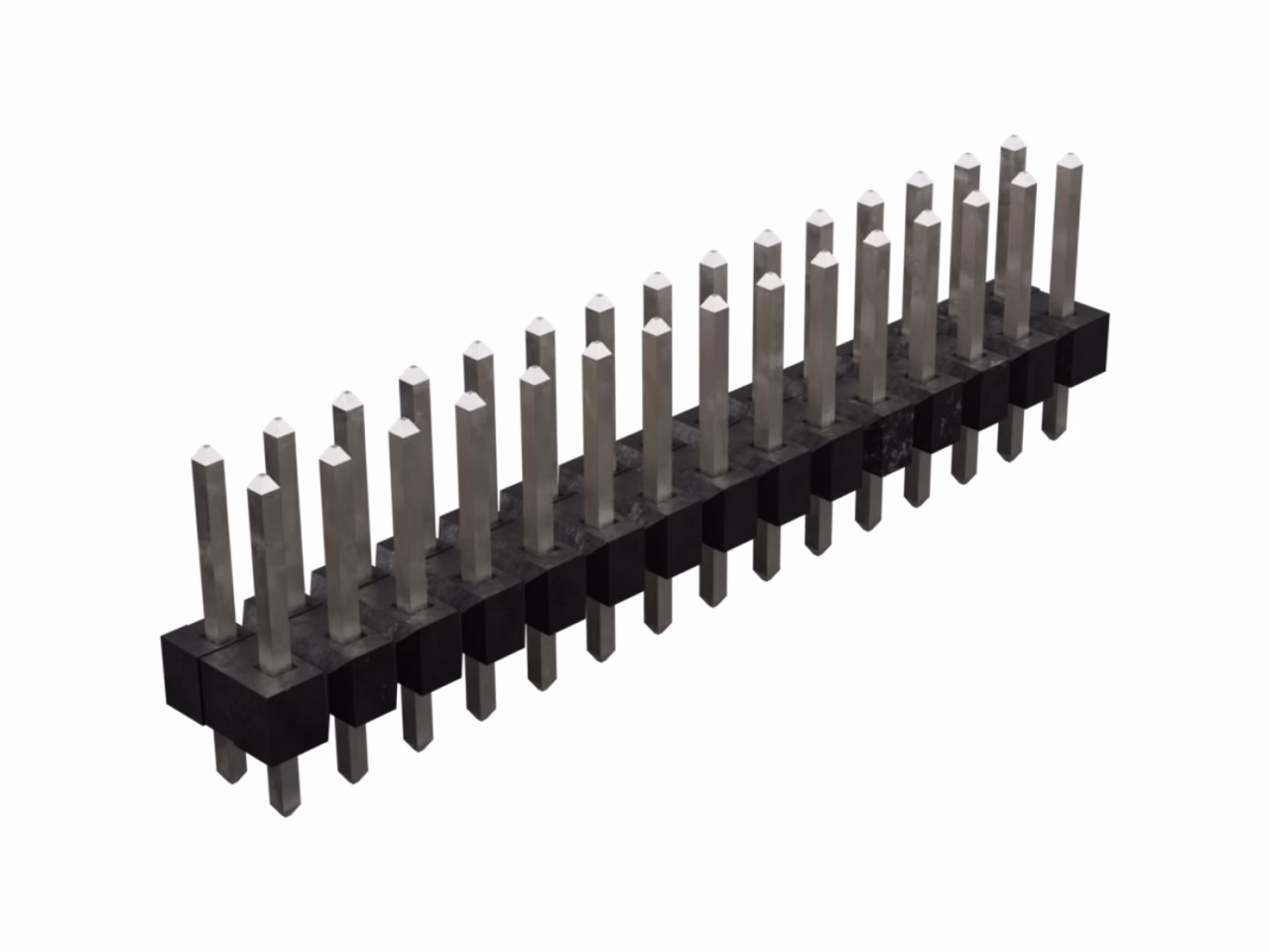 C-Grid Header, 2.54mm Pitch, Through Hole, Dual Row, Vertical, 30 Circuits, 2.54µm Tin (Sn) Plating, Tray Packaging, Lead-Free for sale