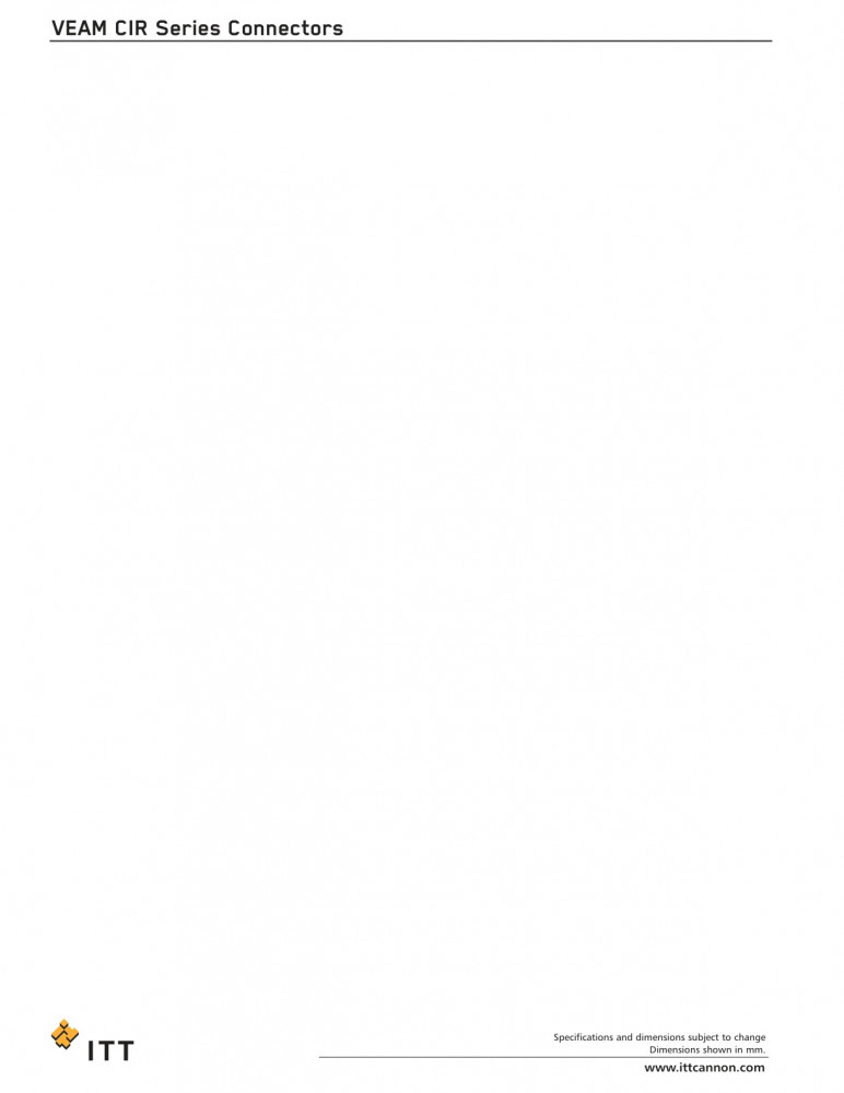 ITT CANNON CIR documentation page 3