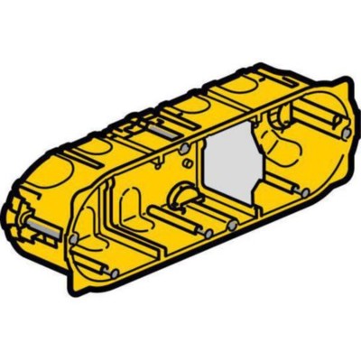 Batibox - Flush mounting box - 3 gang German std - depth 50 mm - dry partitions for sale