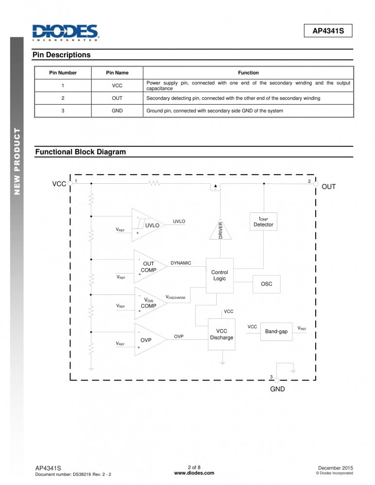 AP4341S datasheet page 2