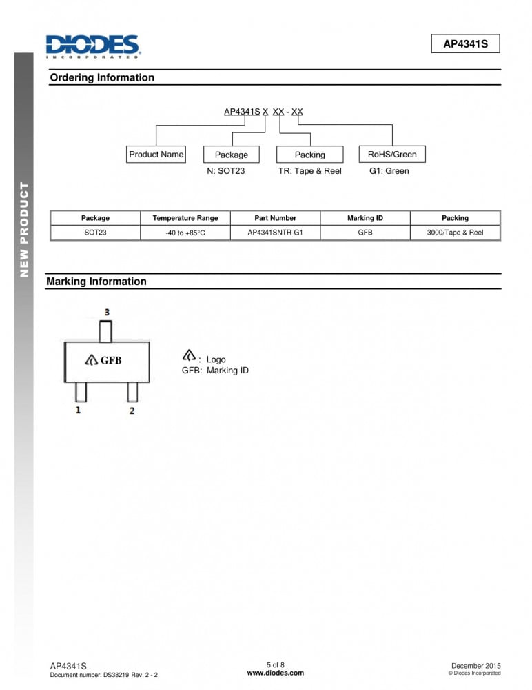AP4341S datasheet page 5