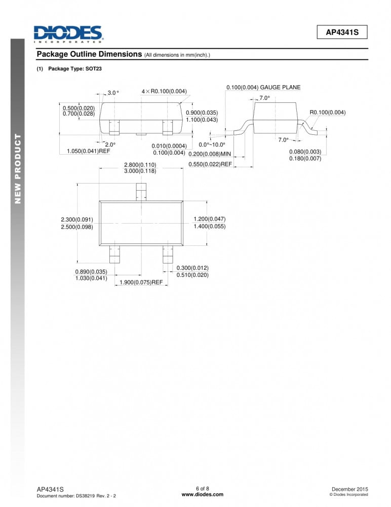 AP4341S datasheet page 6