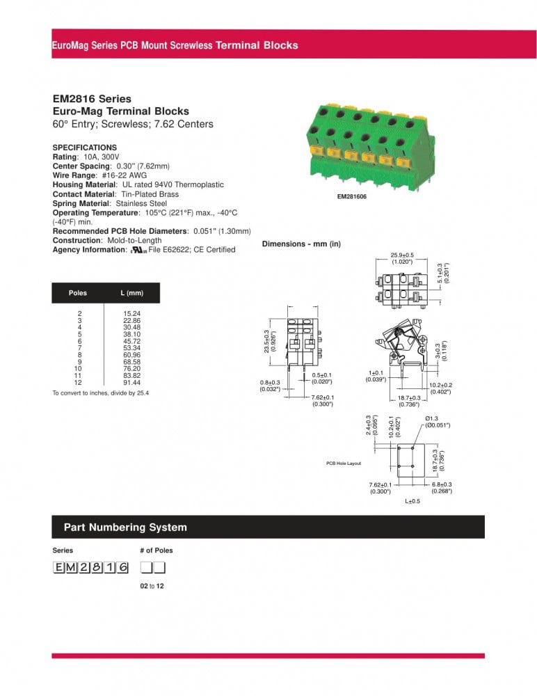 EATON EM2816 Series datasheet page