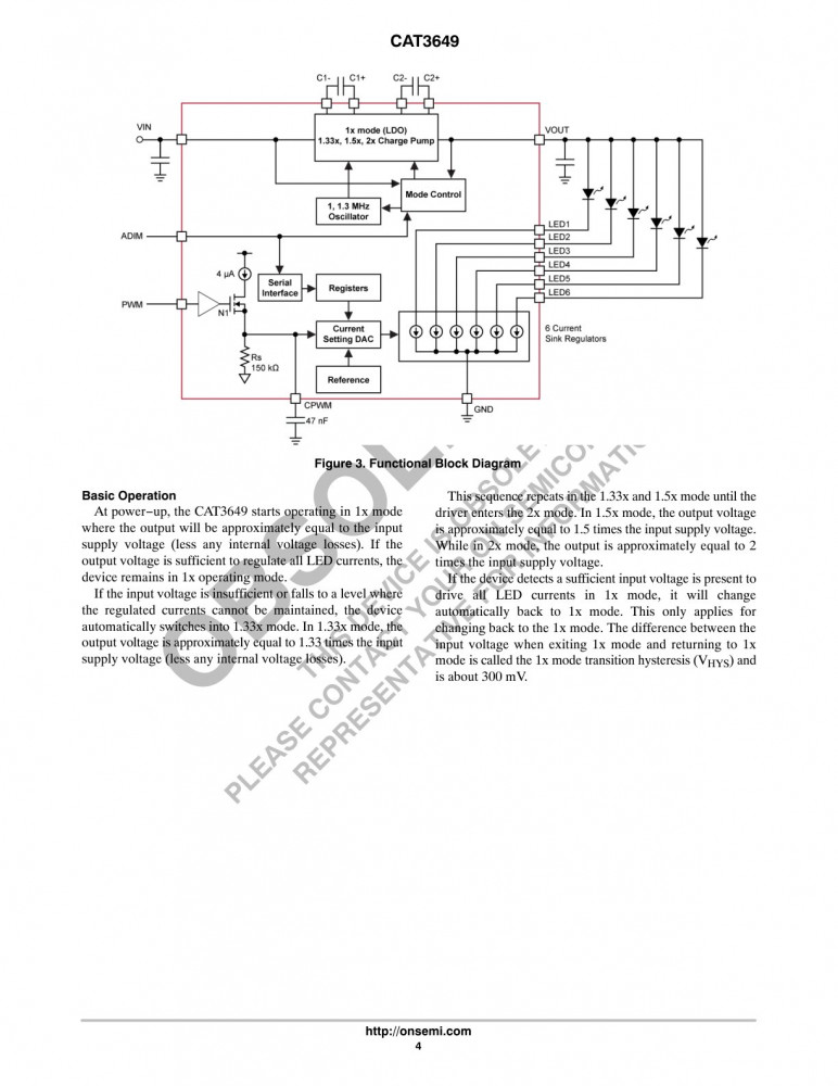 CAT3649 technical document page 4