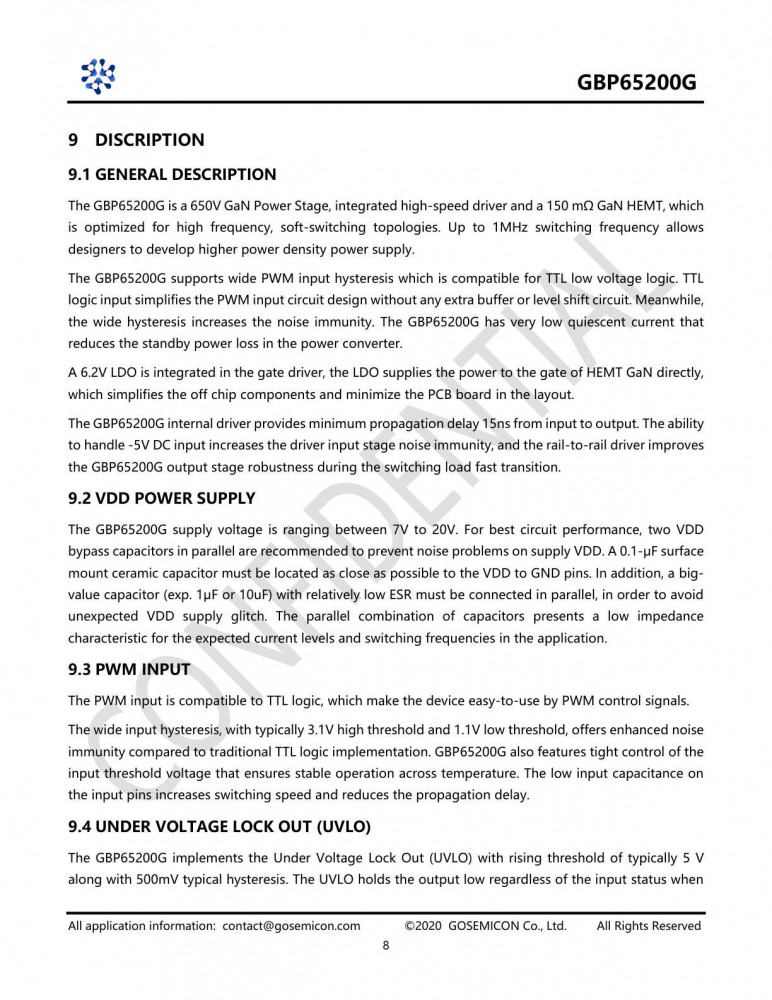 GBP65200GPMAR datasheet page 8
